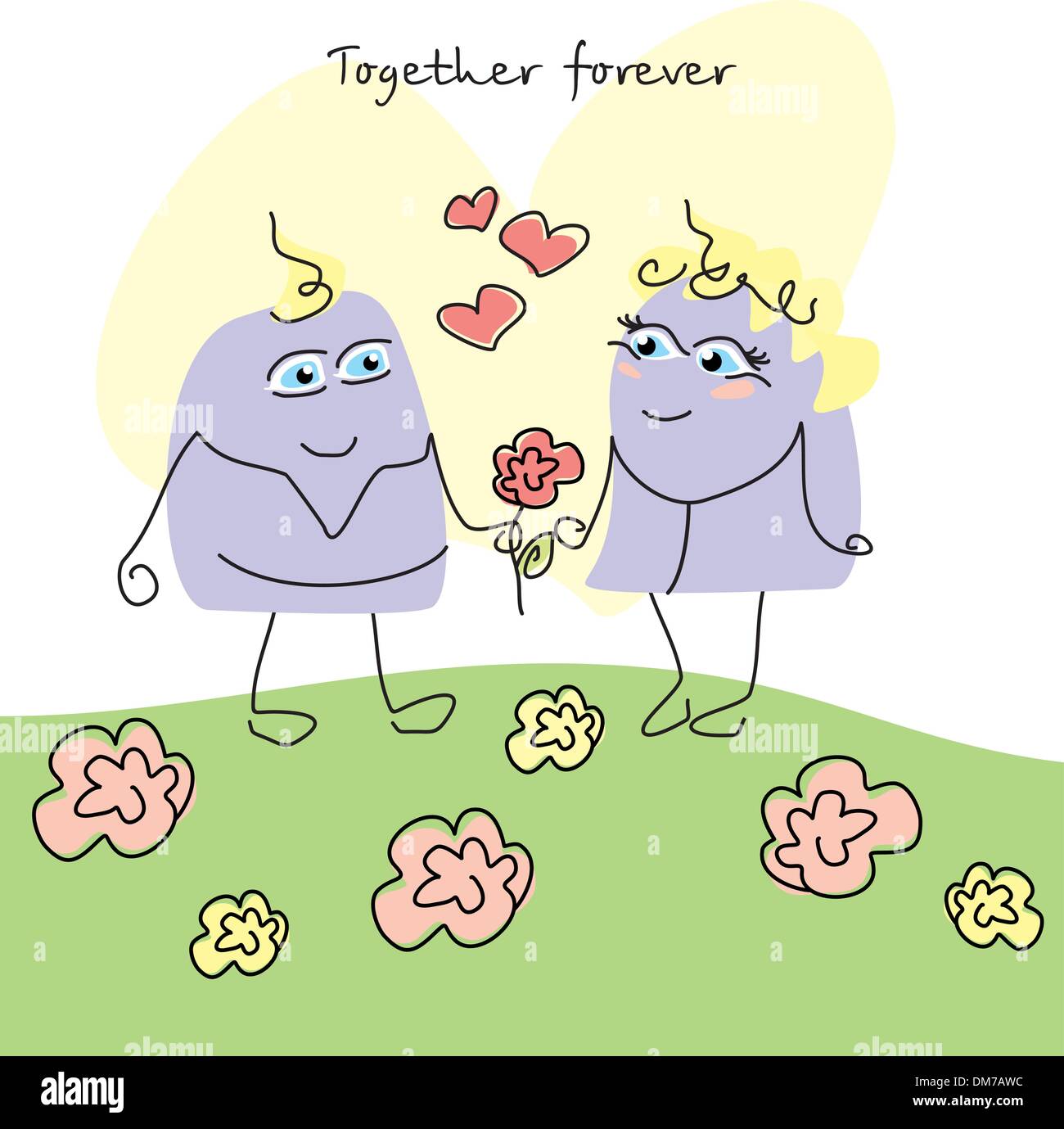 Cute Valentine s Day Card Stock Vector Image Art Alamy cute-valentine-s-day-card-stock-vector-image-art-alamy
